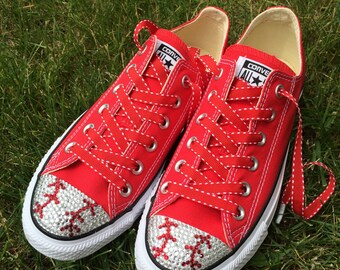 Baseball converse | Etsy