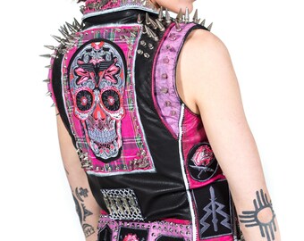 Punk vest | Etsy