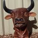 Minotaur Painted Latex Mask Halloween LARP