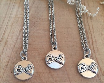 Pinky swear necklace | Etsy