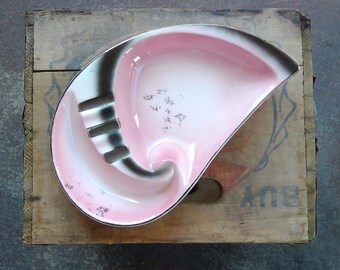 Unique pink glass ashtray related items | Etsy