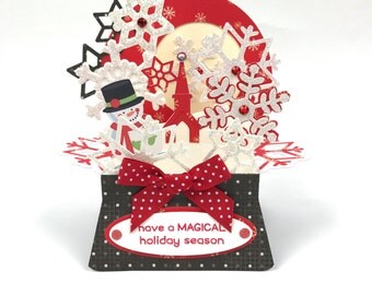 3d christmas card | Etsy