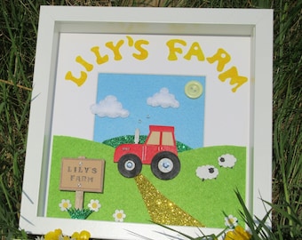 Tractor wall decal | Etsy