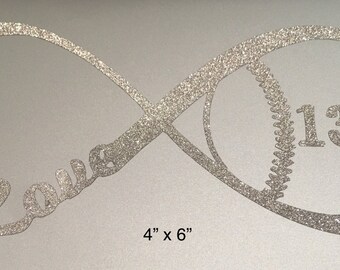 Infinity loop decal | Etsy