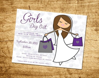 Girls day out invite | Etsy