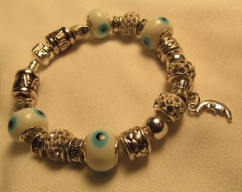 Blue pandora charm | Etsy