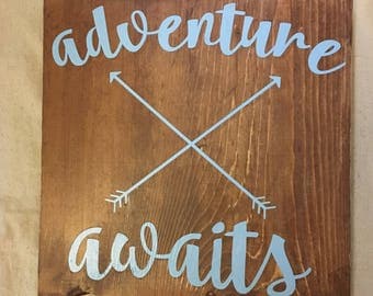 Adventure sign | Etsy