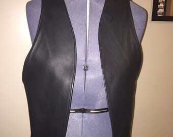 Leather bar vest | Etsy