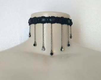 Spiked choker | Etsy
