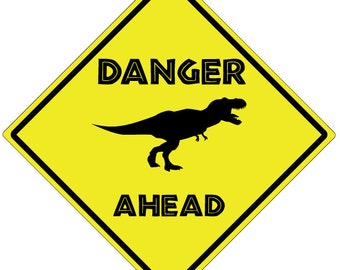 T rex crossing | Etsy