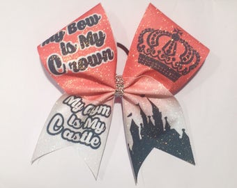 Crown cheer bow | Etsy