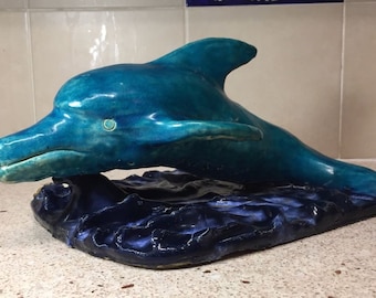 Ceramic dolphin | Etsy