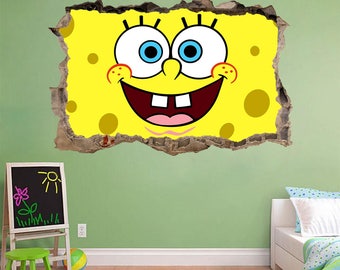 Spongebob wall art | Etsy