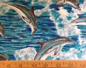 Dolphin fabric | Etsy