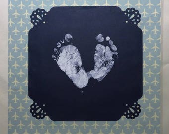 Baby handprint kit | Etsy