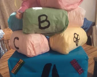 Plastic Canvas Baby Blocks Pattern