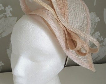 Beige fascinator | Etsy