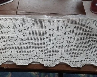 Crochet valance | Etsy