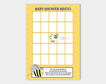 Bumble bee bingo | Etsy