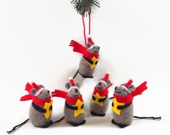 Mouse ornament | Etsy