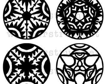 Weird stencils | Etsy