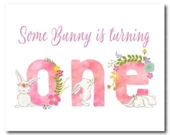 Some bunny is one | Etsy
