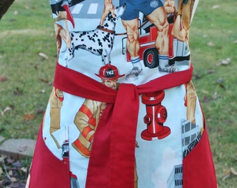 Firefighter apron | Etsy