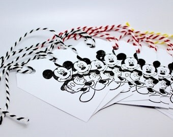 Mickey name tag | Etsy