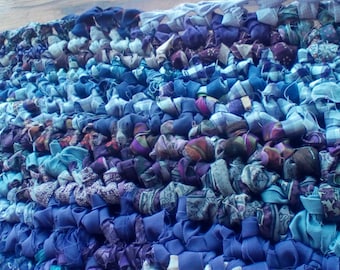 Purple rag rug | Etsy