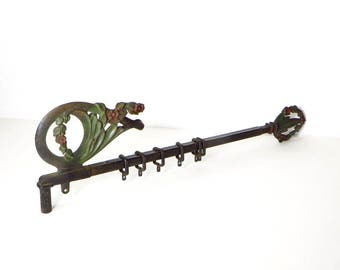 Antique curtain rod | Etsy