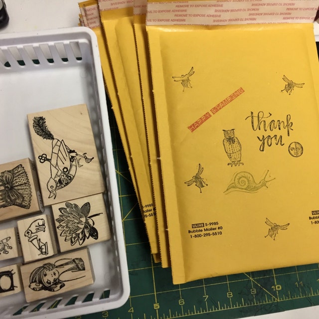 Unique Rubber Art Stamps by 100ProofPress on Etsy