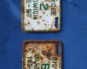 Bicycle license plate | Etsy