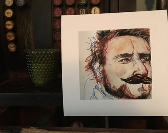 Mustache crayon | Etsy