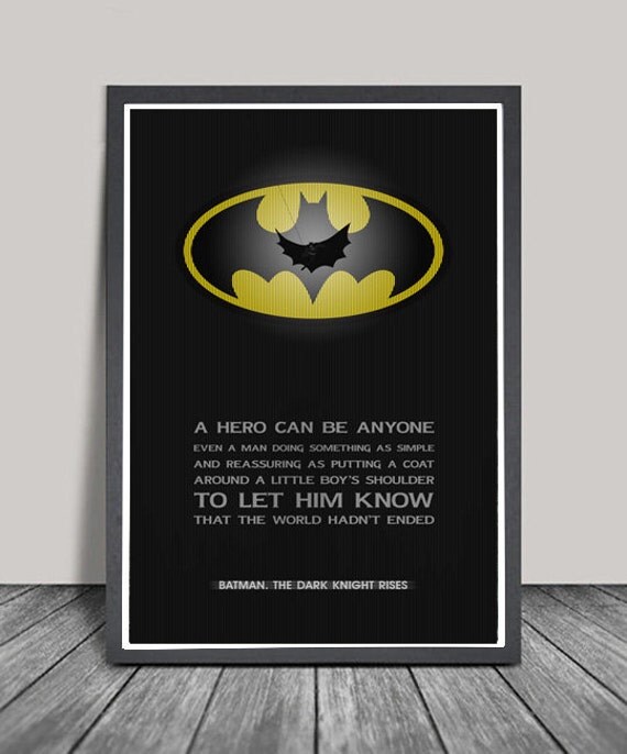 Batman Poster.Superheroes Minimalist .Batman by charmming on Etsy