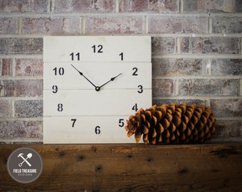 Handmade wood clock | Etsy