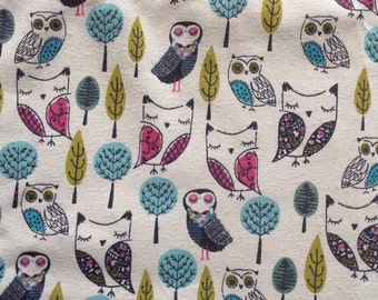 Owl fabric | Etsy