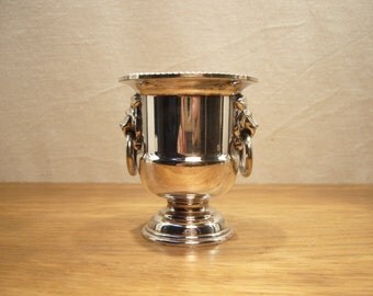 Silver ice bucket | Etsy