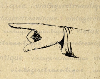 Hand pointing | Etsy