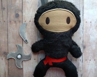 Ninja plush toy | Etsy
