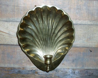 Shell wall sconce | Etsy