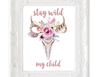 Stay wild my child | Etsy