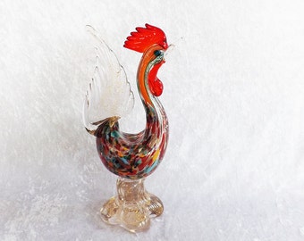 Murano glass rooster | Etsy
