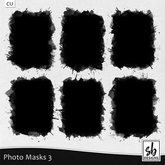 Photo Masks Clipping Masks Digital Photo Frames Instant