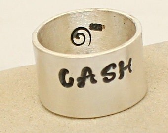 Personalized silver Ring / Band. Custom silver ring. by Arketipo