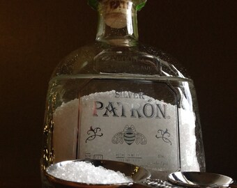 Items similar to Patron Tequila Hand Painted Decanter Lamp Colored ...