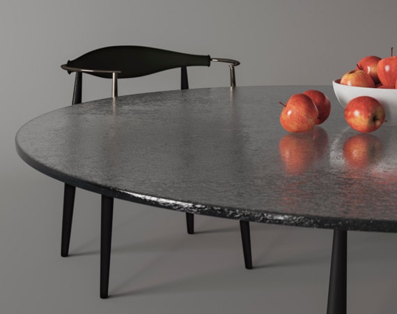 Custom Glass Table Top. Glass Table top with Hand carved