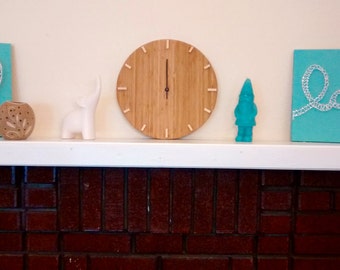 Bamboo clock | Etsy