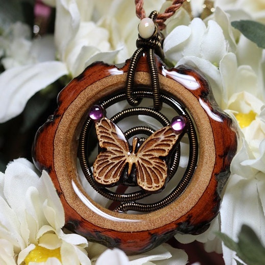 Preserved-Nature Jewelry by OKAVARKpendants on Etsy