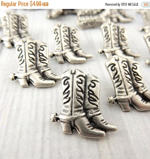 FLASH SALE COWBOY Boot Metal Buttons Western by Lakikaisupply