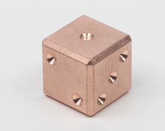 Hex dice metal 6 sided hexagonal die stainless steel